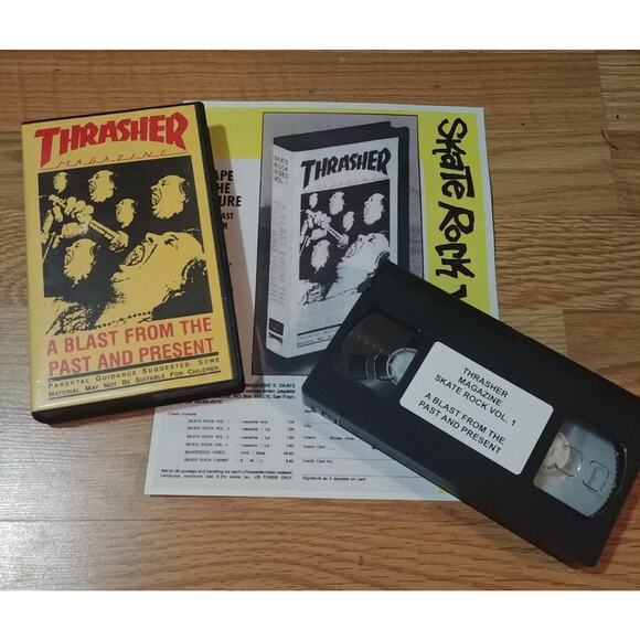 Media | Thrasher Magazine Vhs Skate Rock Vol 1 A Blast From The Past ...